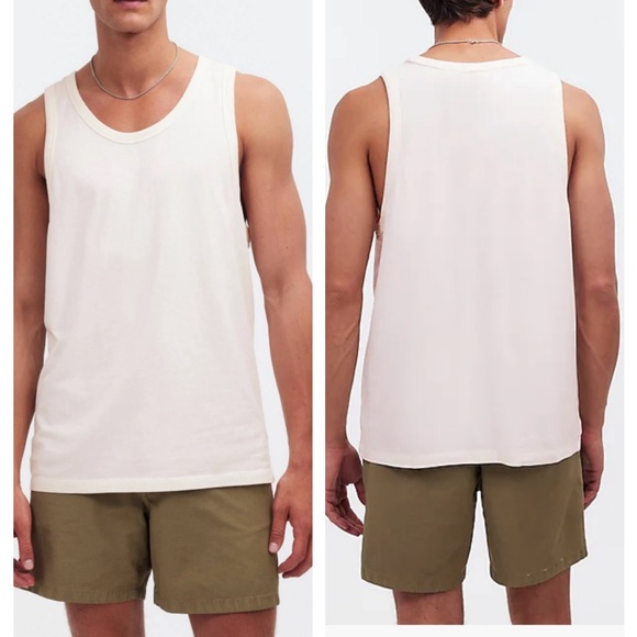 Madewell | Shirts | Madewell Mens Allday Tank Top Lighthouse White ...